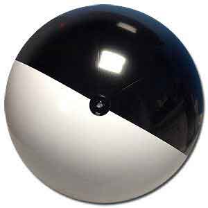 Beach Balls from Small to Giants - 36'' Black & White Moon Beach Balls